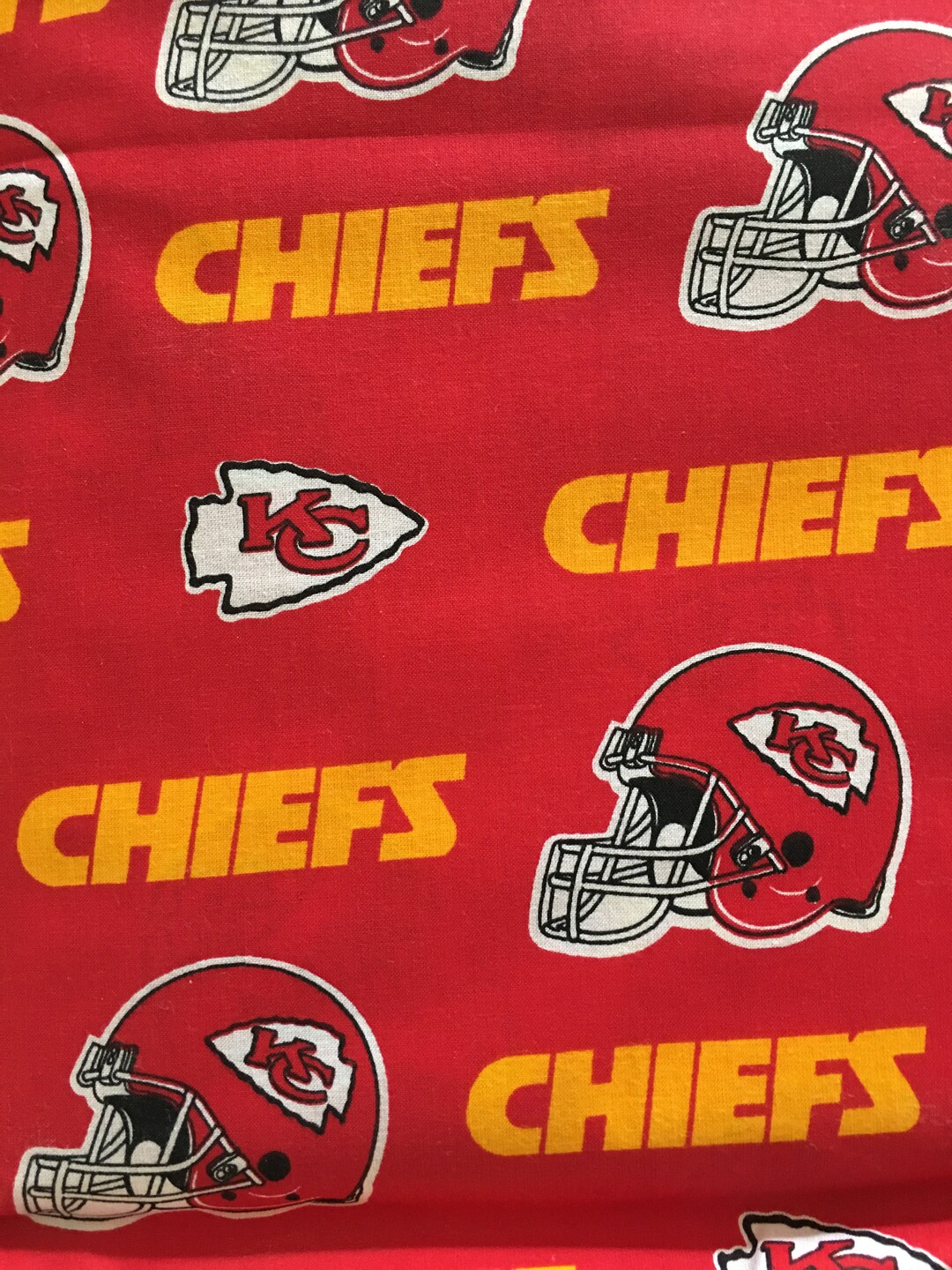 Kansas City Chiefs Fabric * 100% Cotton * Quarter Yard (9"×58")* Half ...