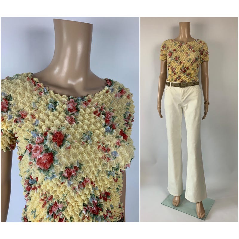 Popcorn Bubble Top Shirt - Etsy