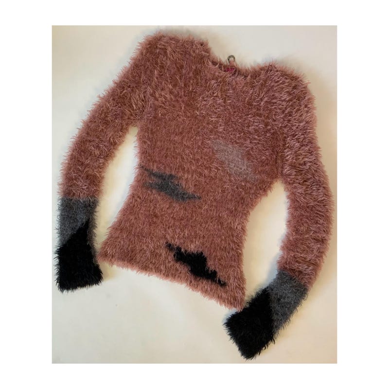 Fuzzy Pink Top - Etsy