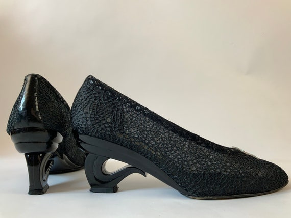 PENSATO Vintage Quirky Heel Pumps 1970's Art to Wear … - Gem
