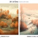 Colorful Four Seasons Images: 16 Printable Soft Colors Hilly - Etsy