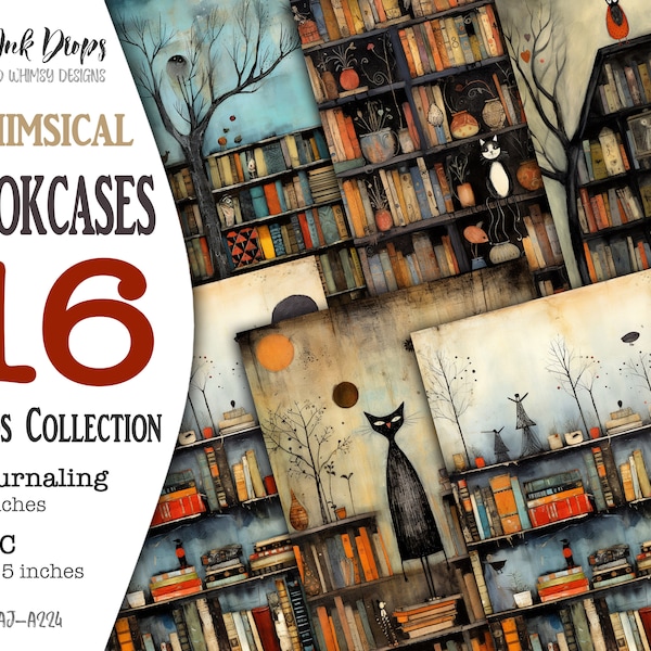 Whimsical Bookcase - Etsy