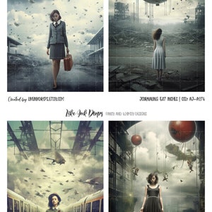 Surreal Digital Art, Dystopian Modern Collages With Ladies and ...