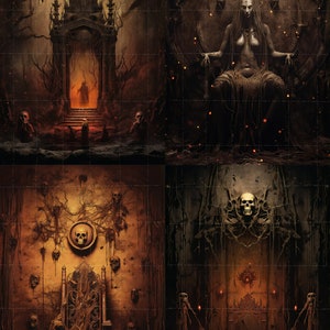 Magical Arts Digital Journaling Cards: Half Paper Horror and Gothic ...