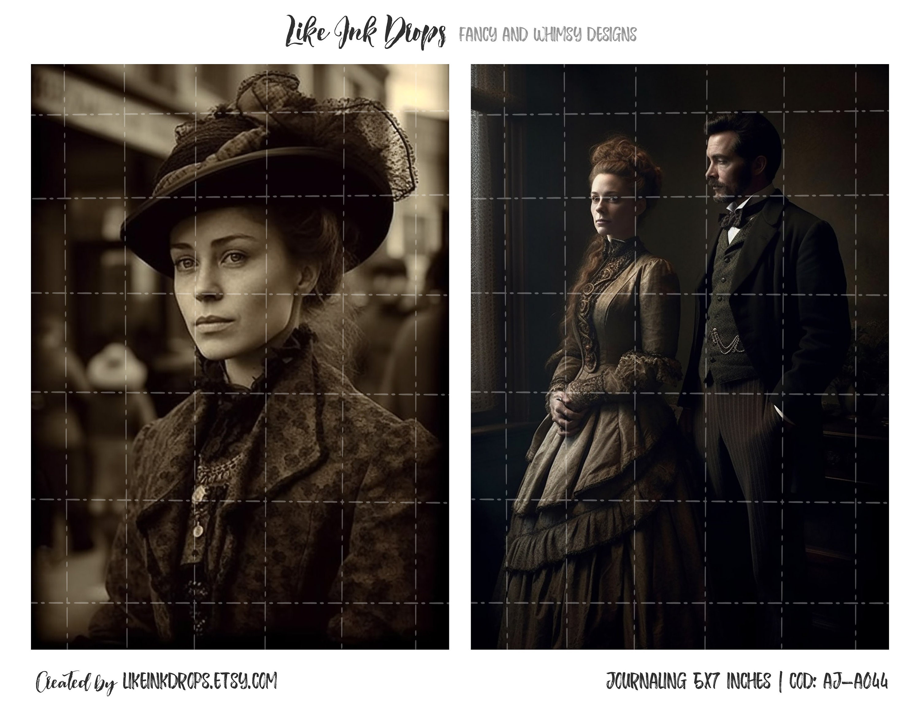 Victorian Ladies and Gents Digital Collection: Atc Cards and Journaling ...