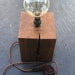 Oak Block Lamp - Etsy UK