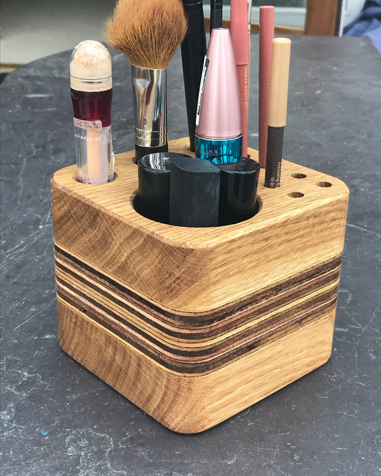 Oak Make up Station - Etsy