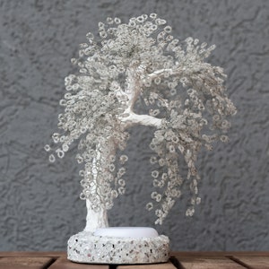 Wire Tree Sculpture Table Lamp, Bedside Lamp, Tree Lamp, Desk Lamp ...