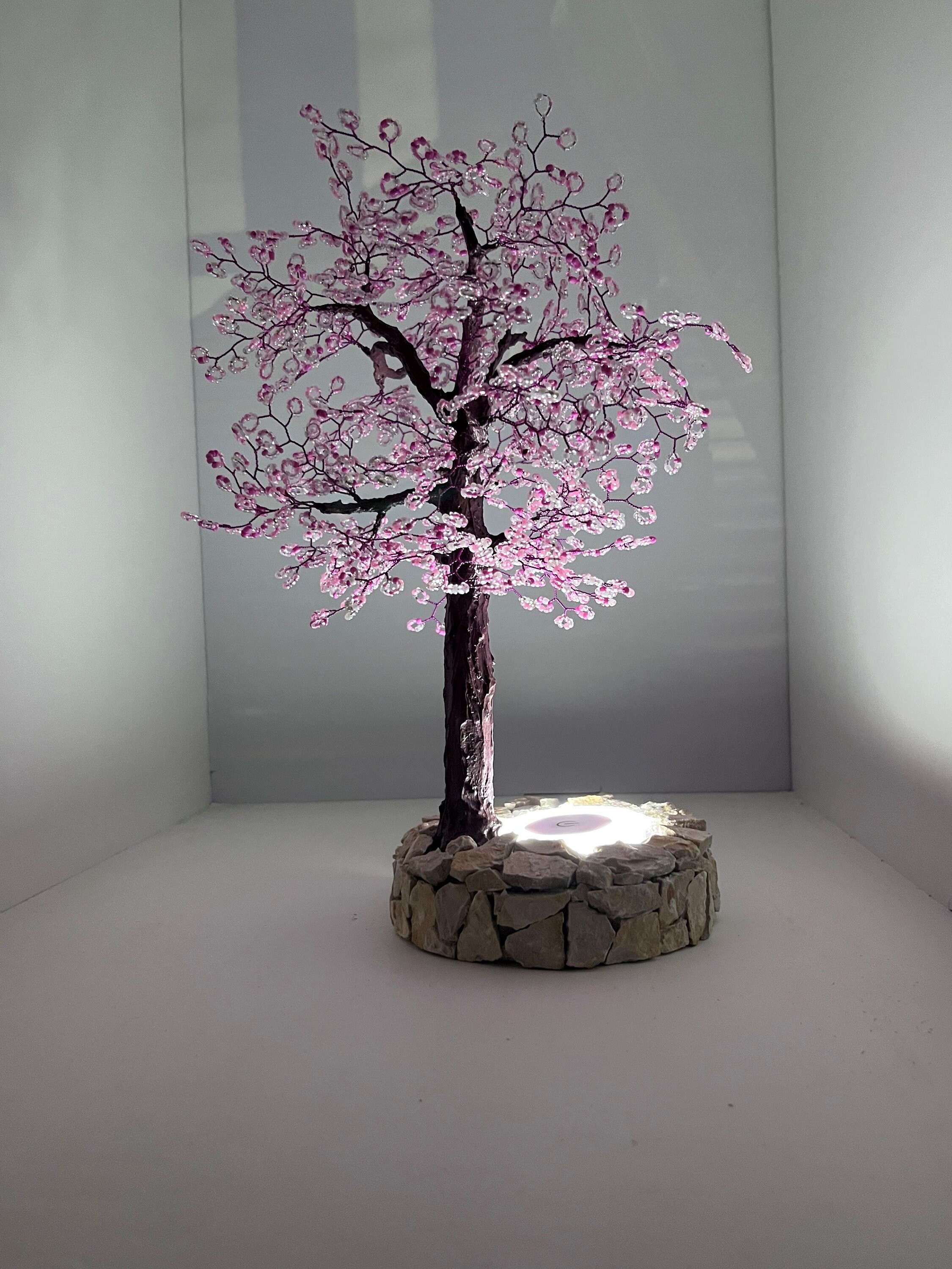 Cherry Blossoms Lamp, Lamp Shades, Table Lamp, USB Lamp, Cherry Blossom ...