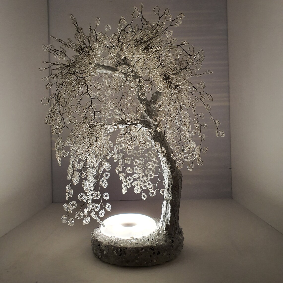 Wire Tree Sculpture Table Lamp Bedside Lamp Tree Lamp Desk - Etsy New ...