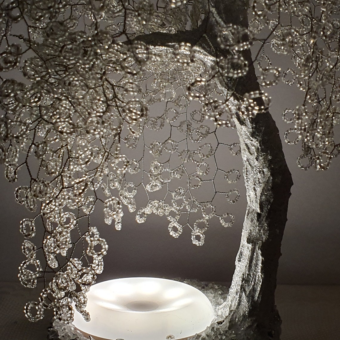 Wire Tree Sculpture Table Lamp Bedside Lamp Tree Lamp Desk - Etsy New ...