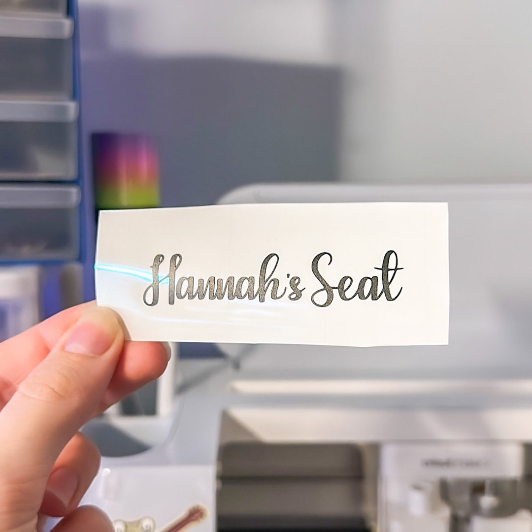 Custom Seat Decal Custom Name Seat Decal Car Window Mirror Decal Gift ...