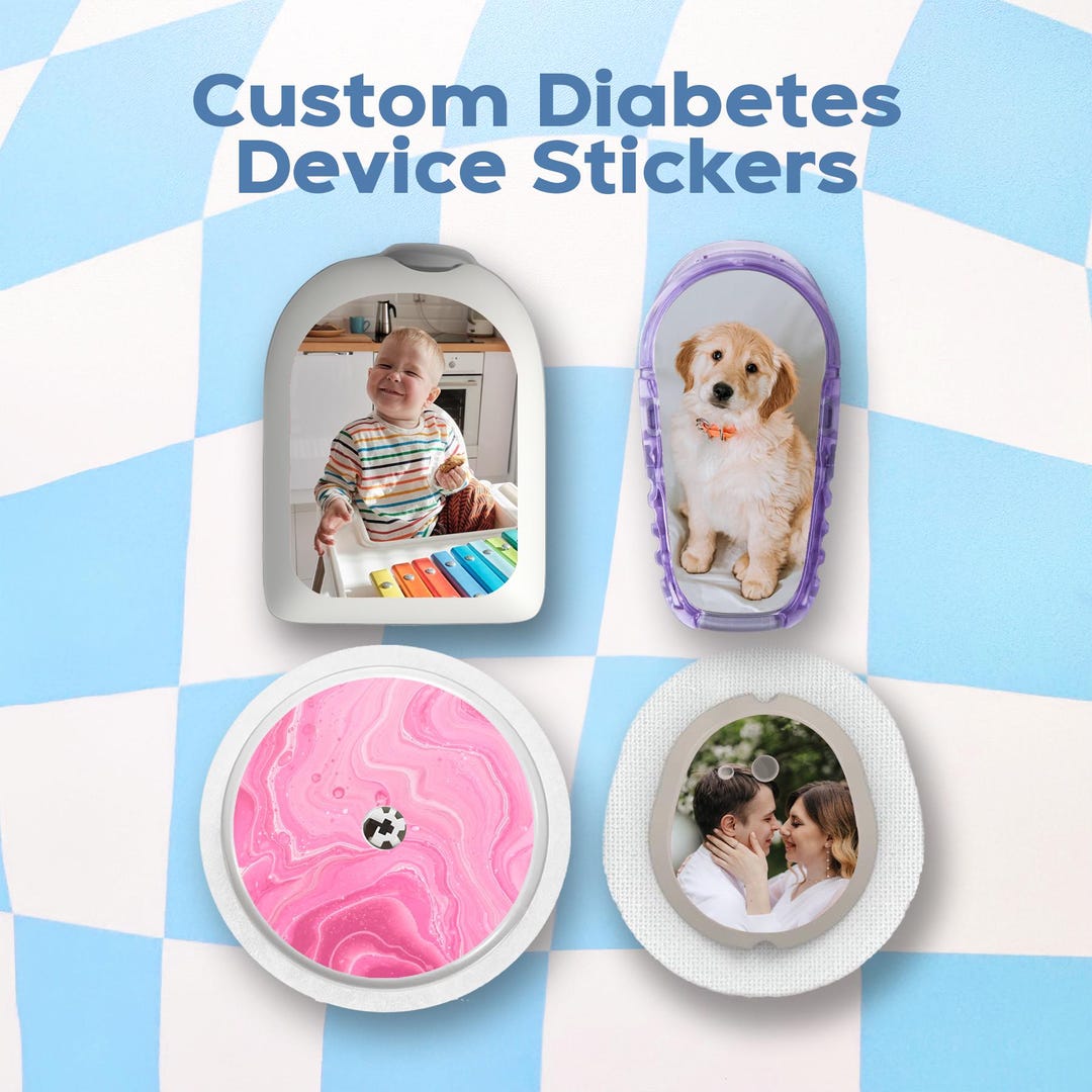 Custom Diabetes Device Stickers, Diabetic Stickers, Custom Stickers ...