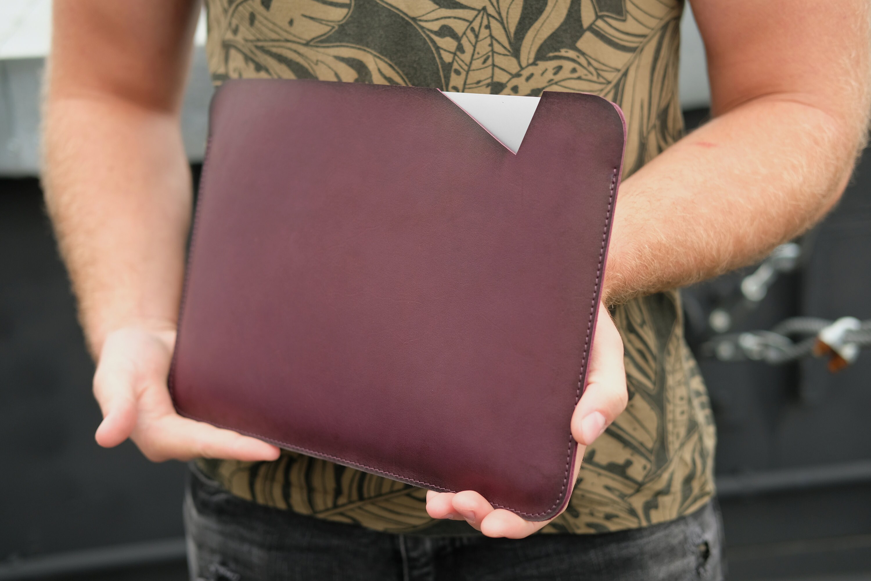 Personalized Leather Sleeve for MacBook 2020 2019 MacBook 16 | Etsy