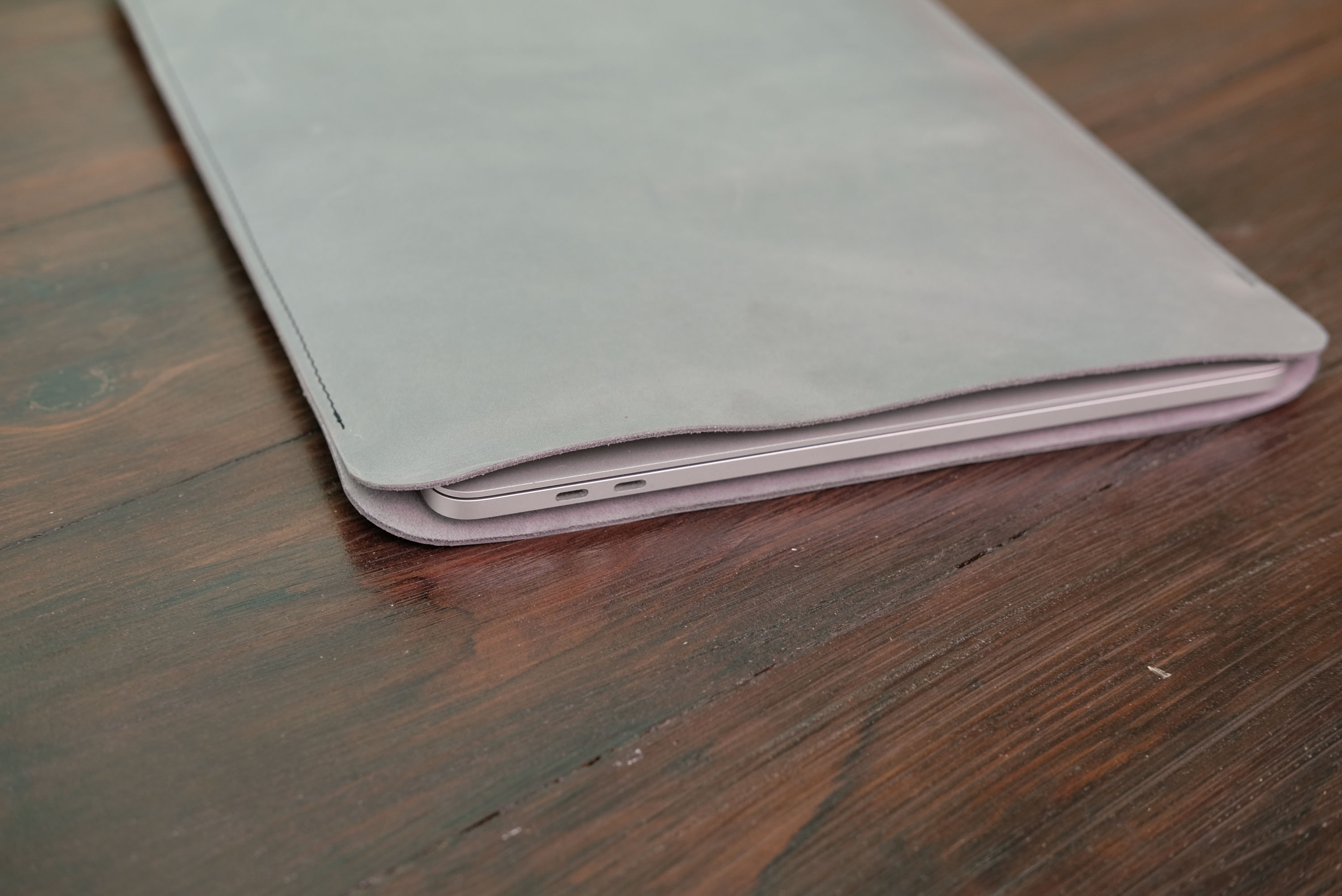 Leather laptop sleeve for MacBook pro 13 Personalized leather | Etsy