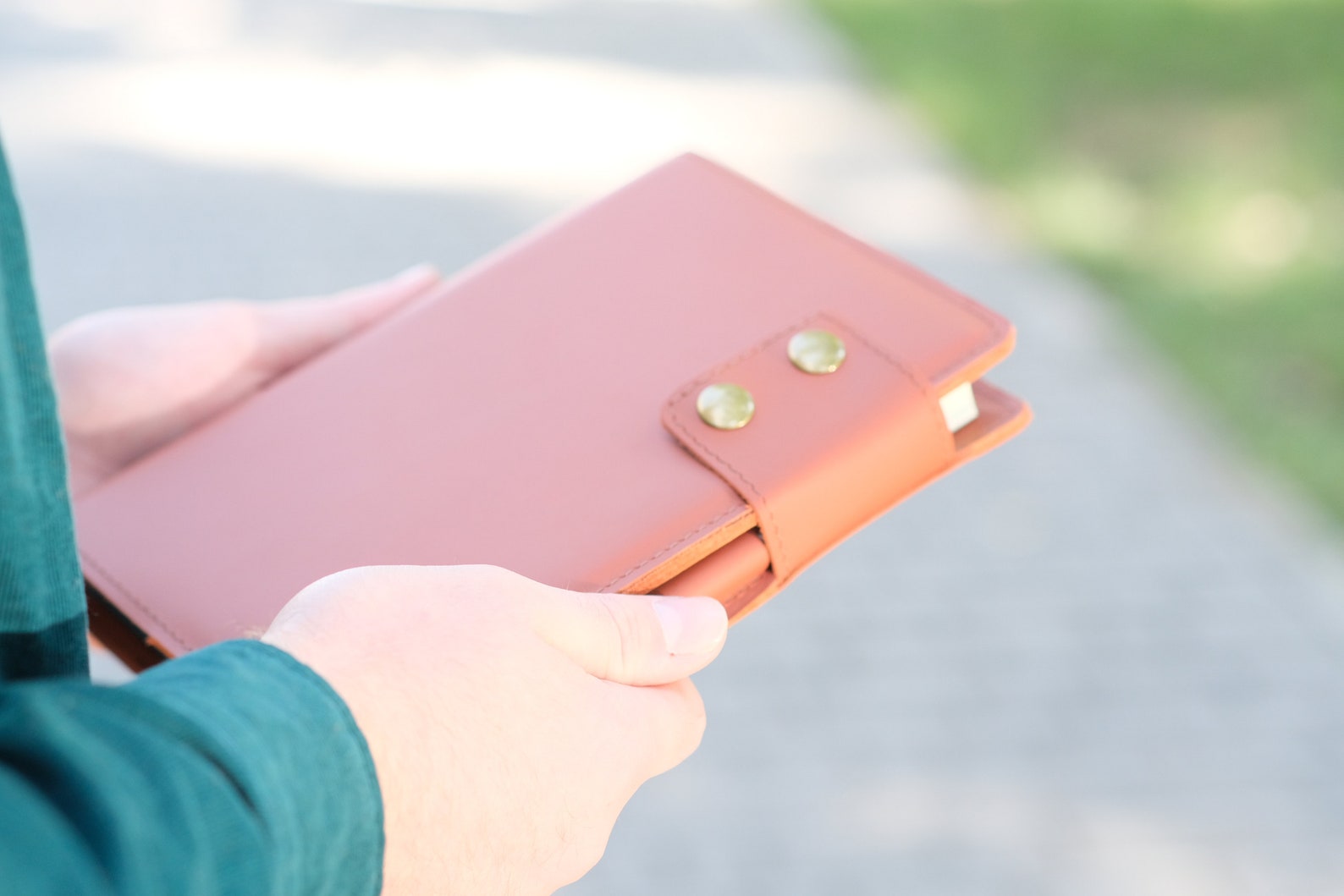 Leather Notebook Cover Vintage Leather Journal Cover A5 | Etsy