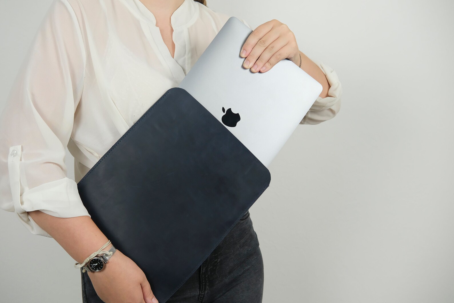 Leather Case for Macbook Personalized Leather Macbook Sleeve - Etsy