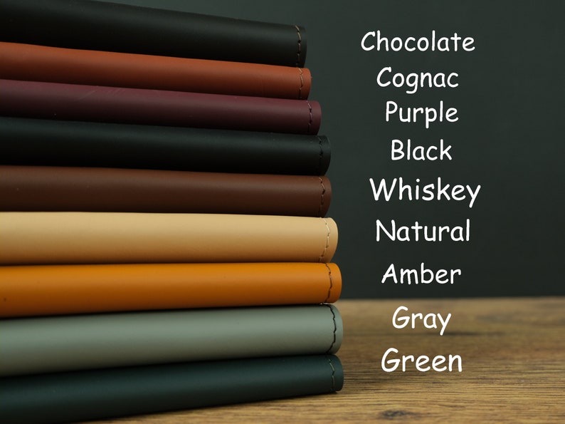 Personalized Large Leather Desk Pad 24 Inch Wide / Handmade - Etsy