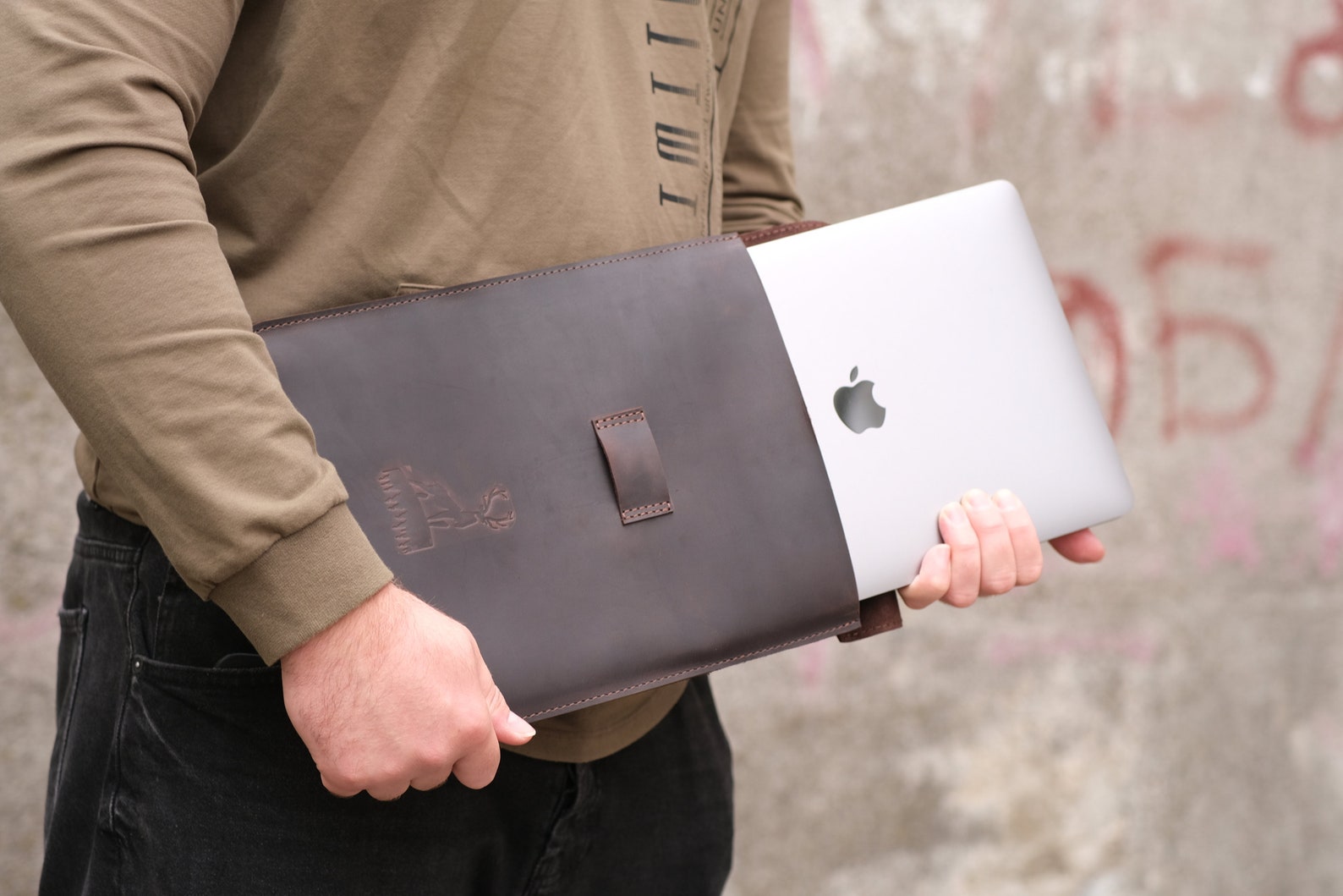 Personalized Leather Sleeve for Macbook 2020 / Macbook Pro 16 - Etsy