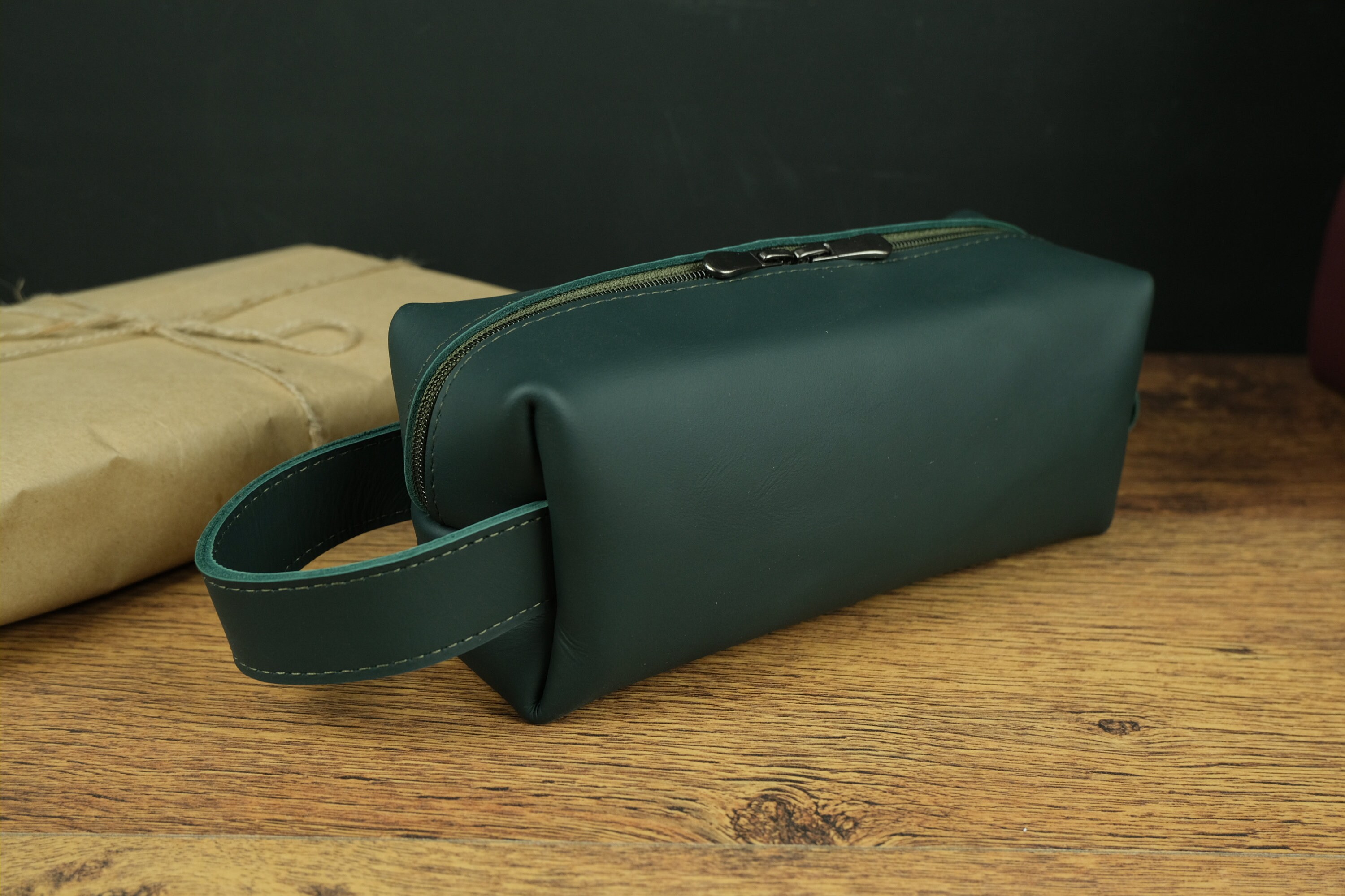 Leather Dopp Kit Personalized Groomsmen Gift Mens Dopp Kit | Etsy