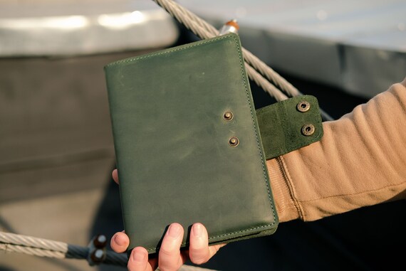 Leather Journal cover Simple notebook cover a5 Bullet | Etsy