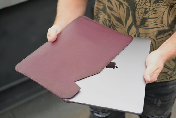 Personalized Leather Sleeve for MacBook 2020 2019 MacBook 16 | Etsy