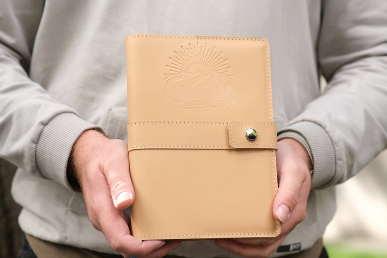 Personalized Leather Notebook Cover A5 / Notebook Cover A5 / - Etsy