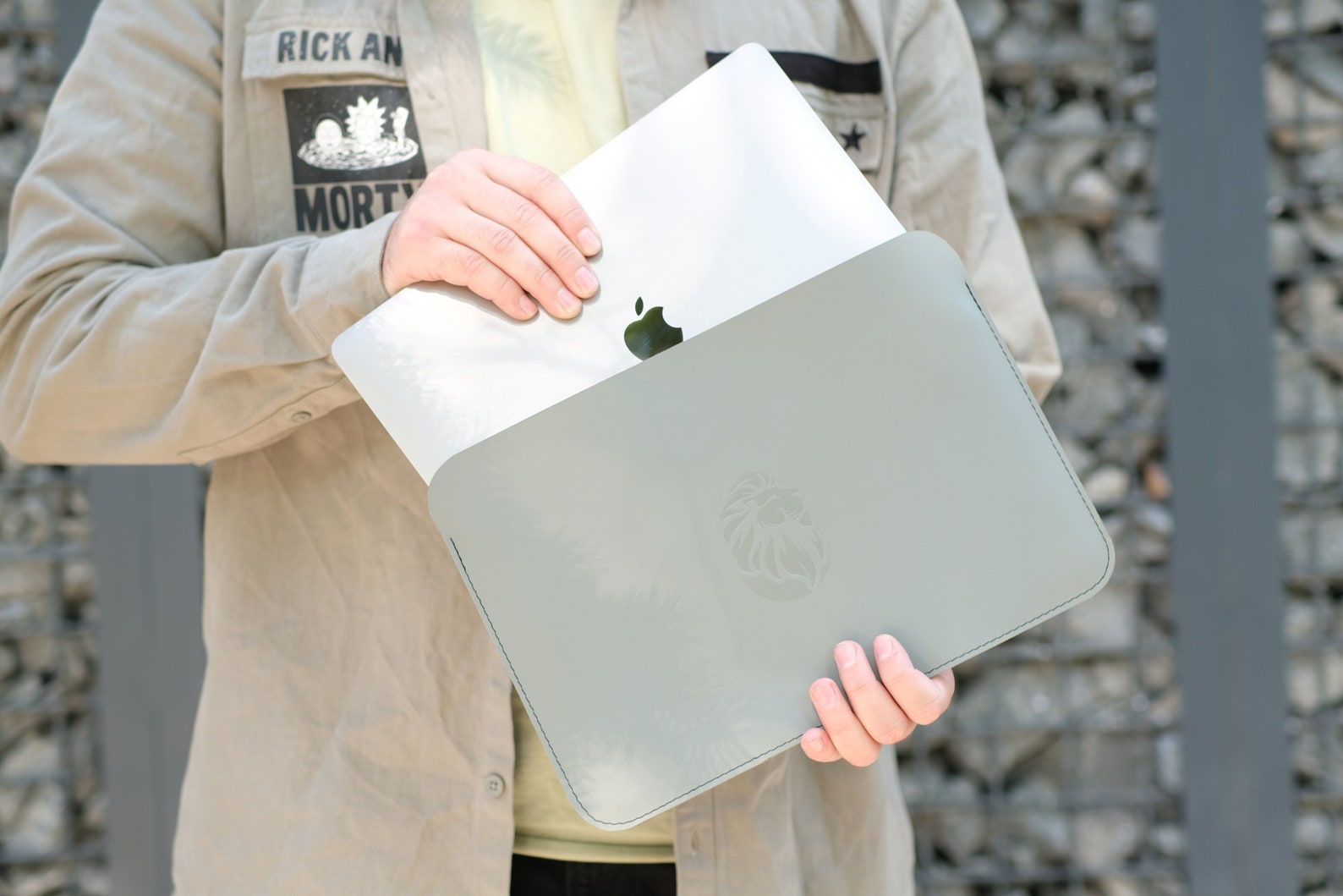Leather Case for Macbook / Personalized Leather Macbook Sleeve | Etsy
