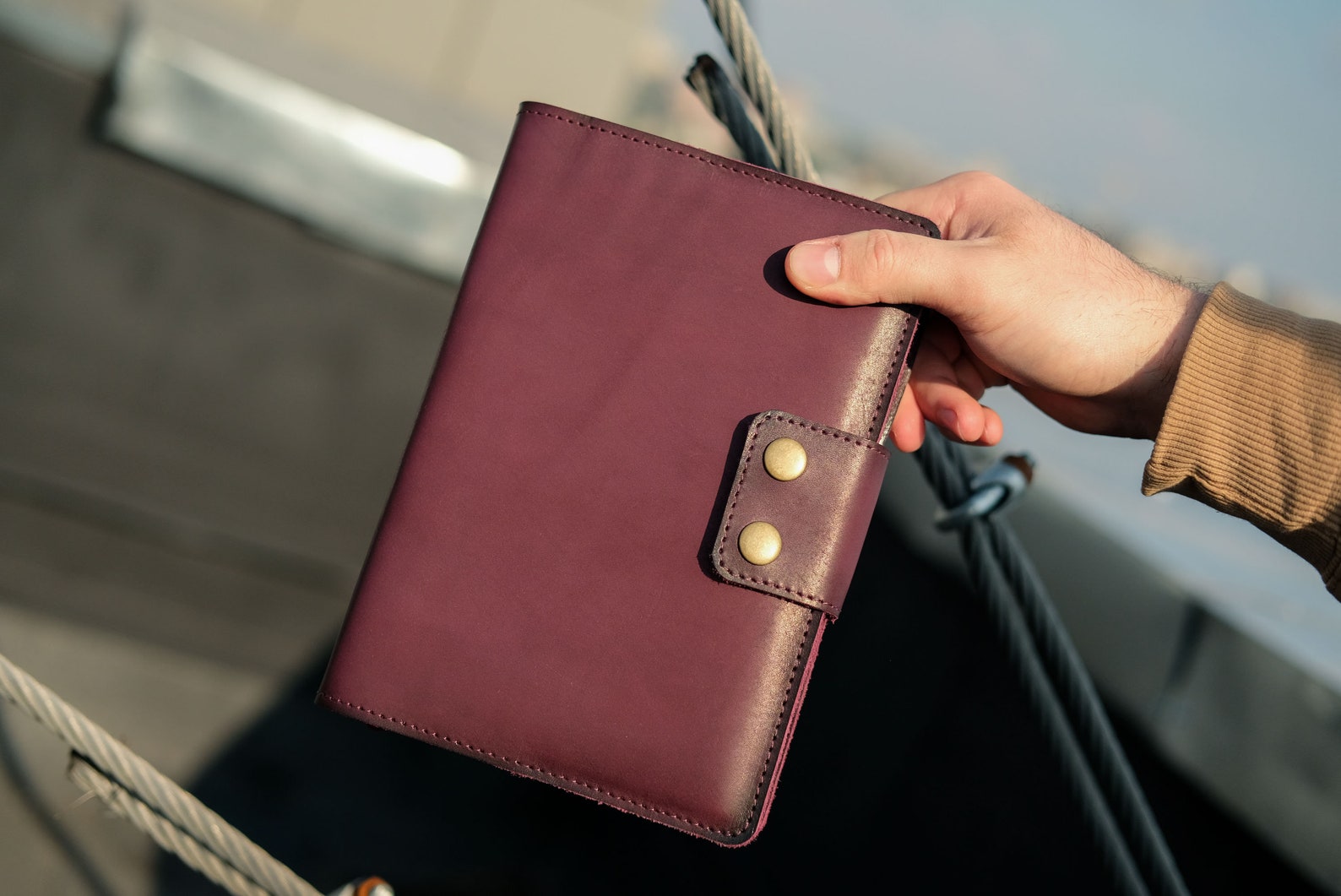 Hobonichi Leather Notebook Cover / Leather Book Cover / Leather Bible ...