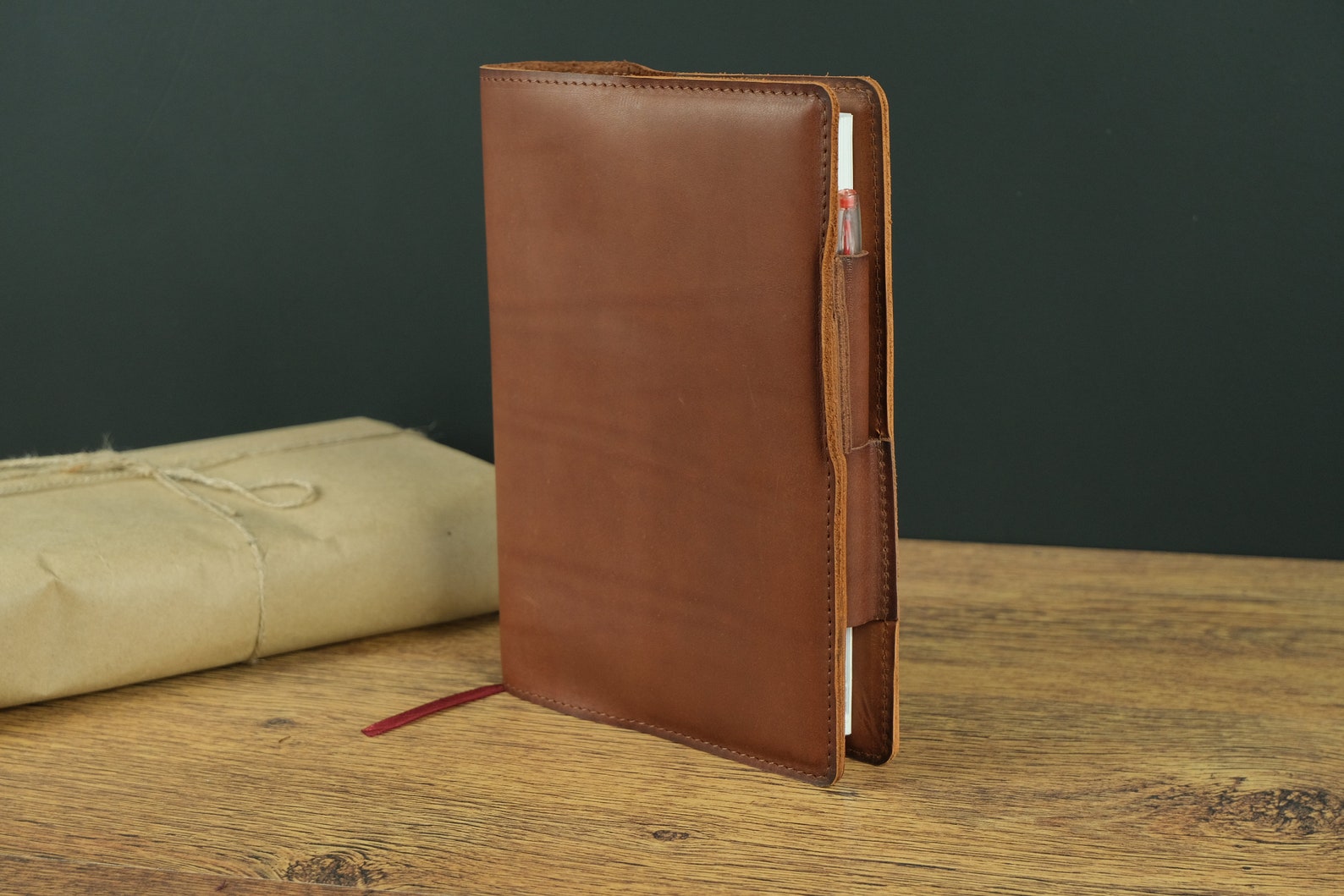 Personalized Leather Notebook Cover Refillable Journal Cover | Etsy