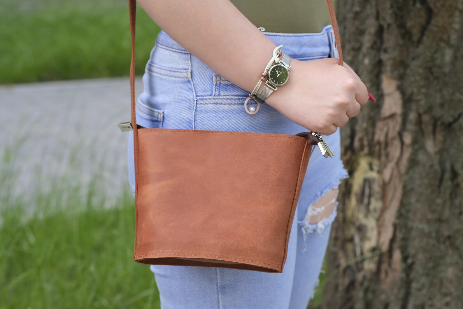 Personalized Leather Purse Leather Crossbody Bag Leather - Etsy