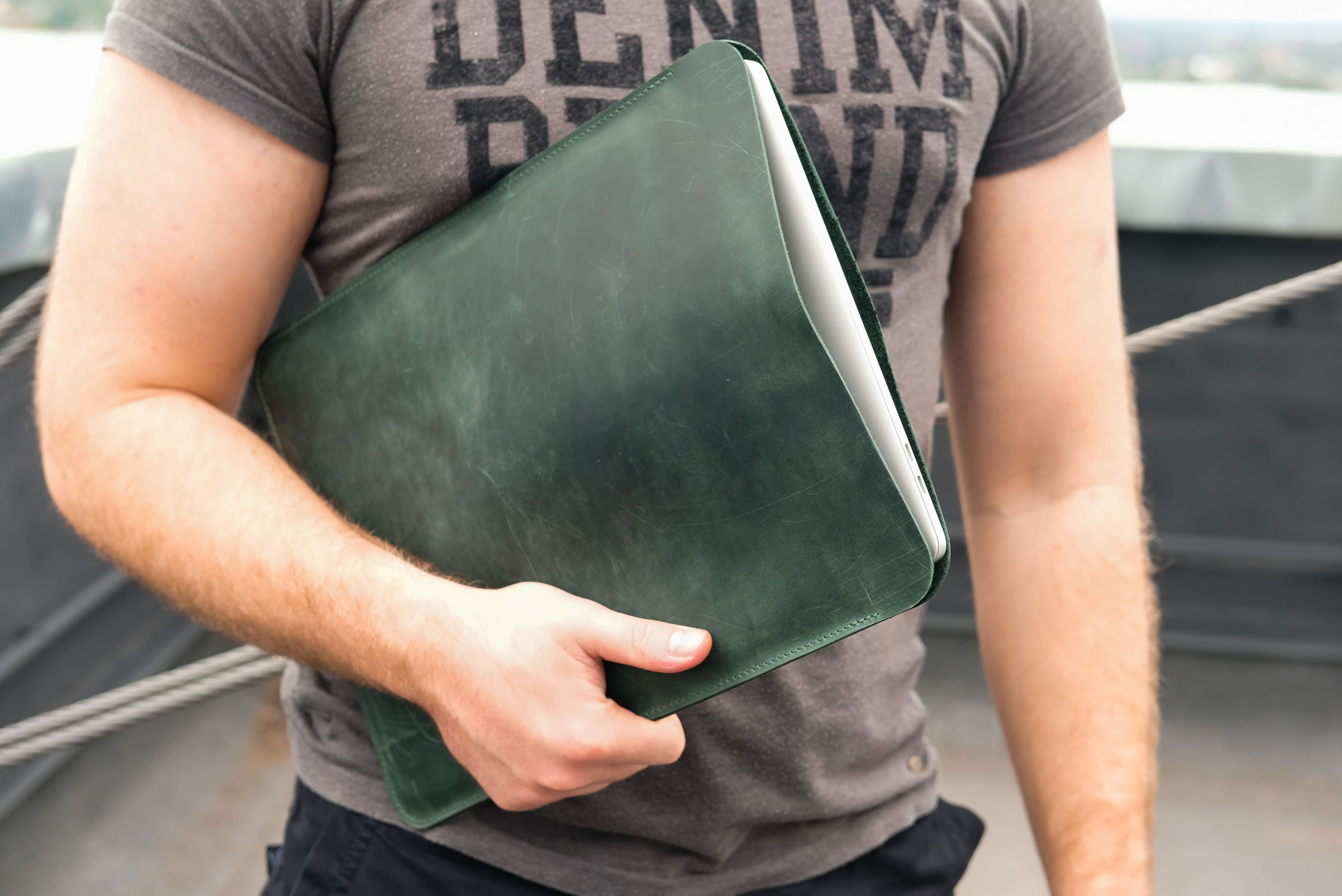 Leather case for MacBook Personalized Leather MacBook Sleeve | Etsy