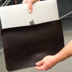 Personalized Leather Sleeve for MacBook 2020 2019 MacBook 16 | Etsy