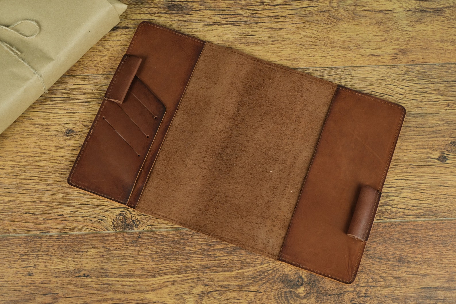 Personalized Leather Notebook Cover Refillable Journal Cover | Etsy