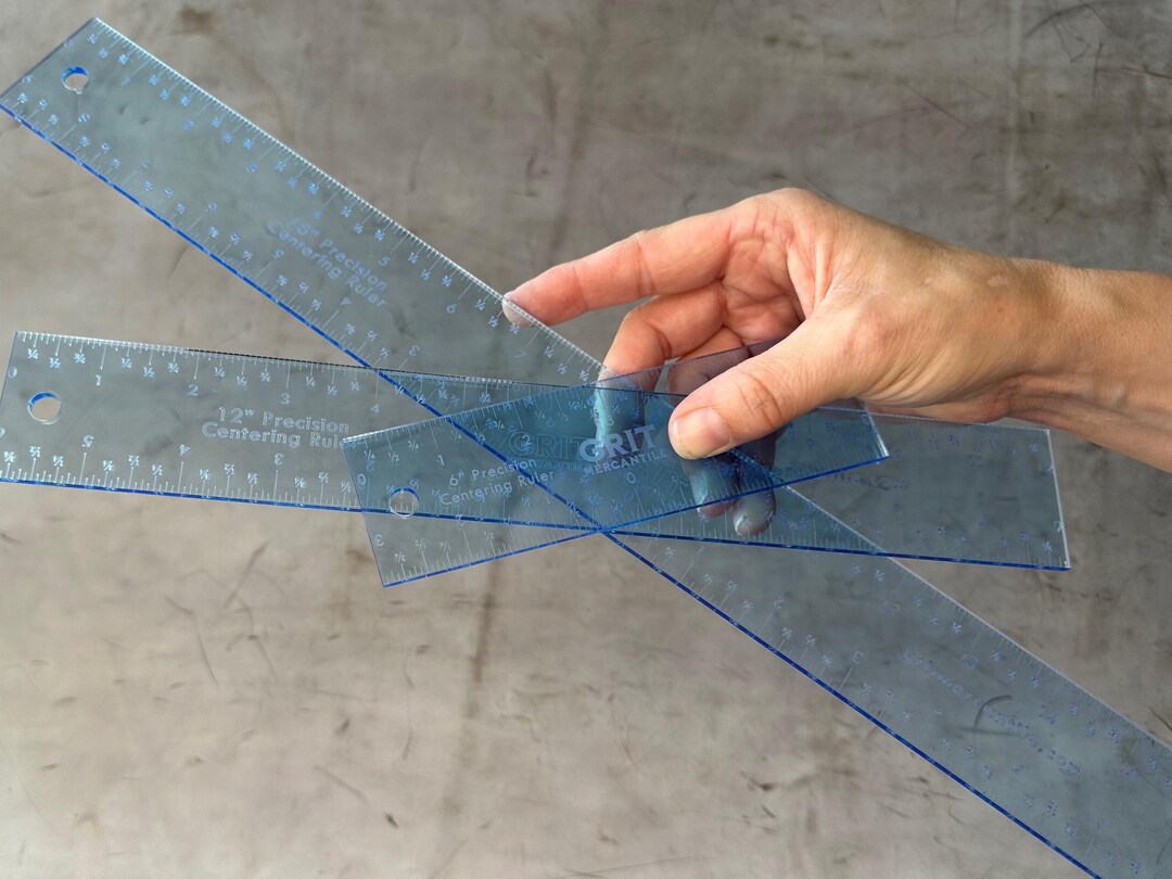 Center-finding Acrylic Ruler: Accurate Measurements, Easy Borders - Etsy