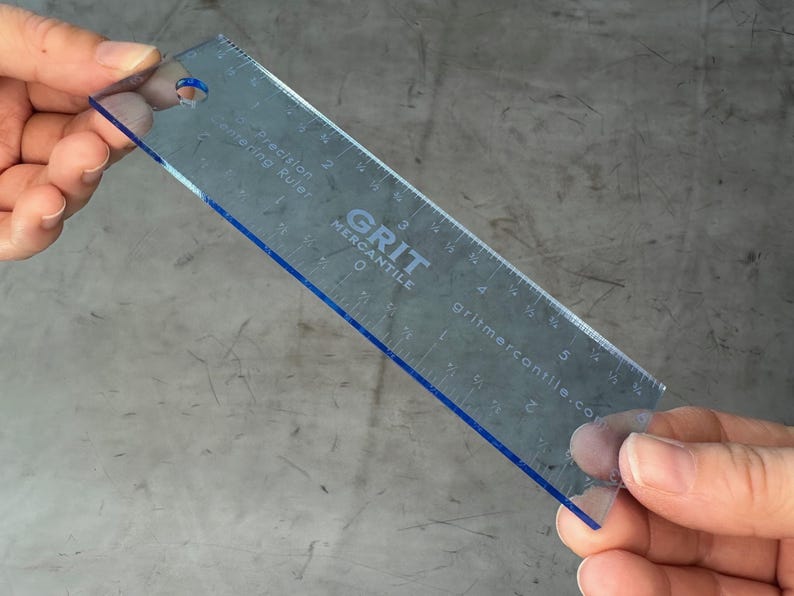 Center-finding Acrylic Ruler: Accurate Measurements, Easy Borders - Etsy