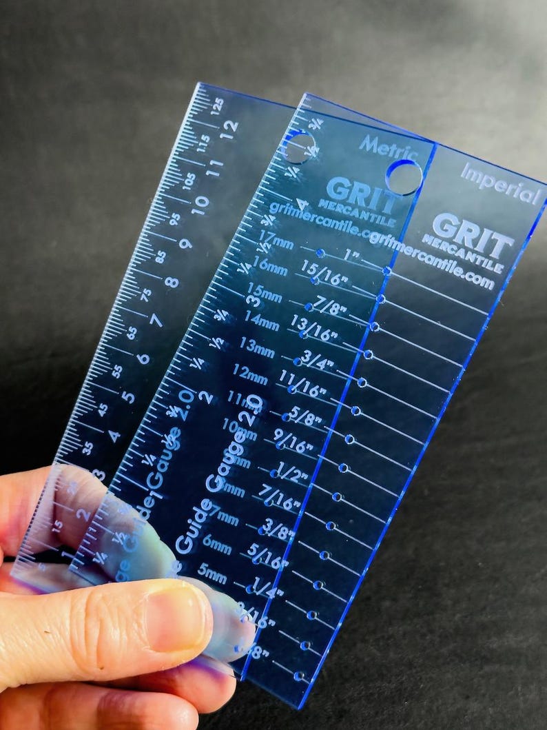 Acrylic Sewing Seam Guide Ruler: Edge Gauge, Seam Allowance Tool - Etsy