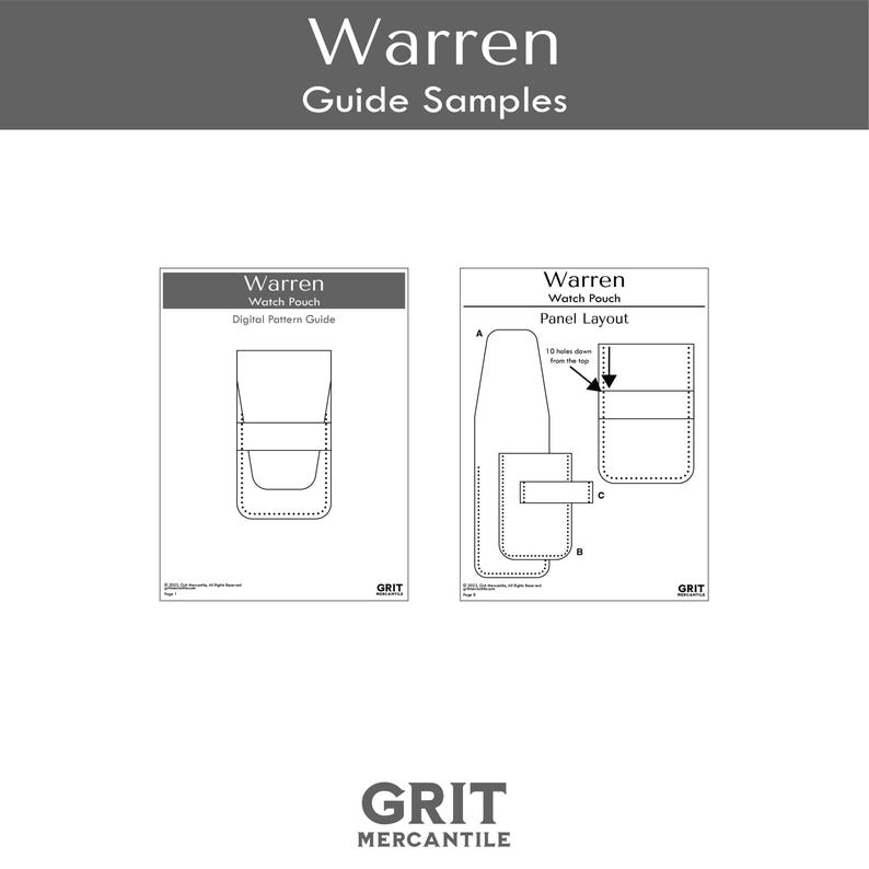 Watch Case Digital Pattern SVG PDF DXF | Warren - Etsy