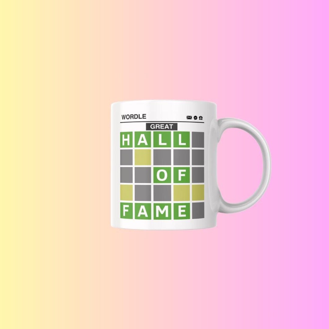 Custom Wordle Mug Funny Wordle Mug - Etsy