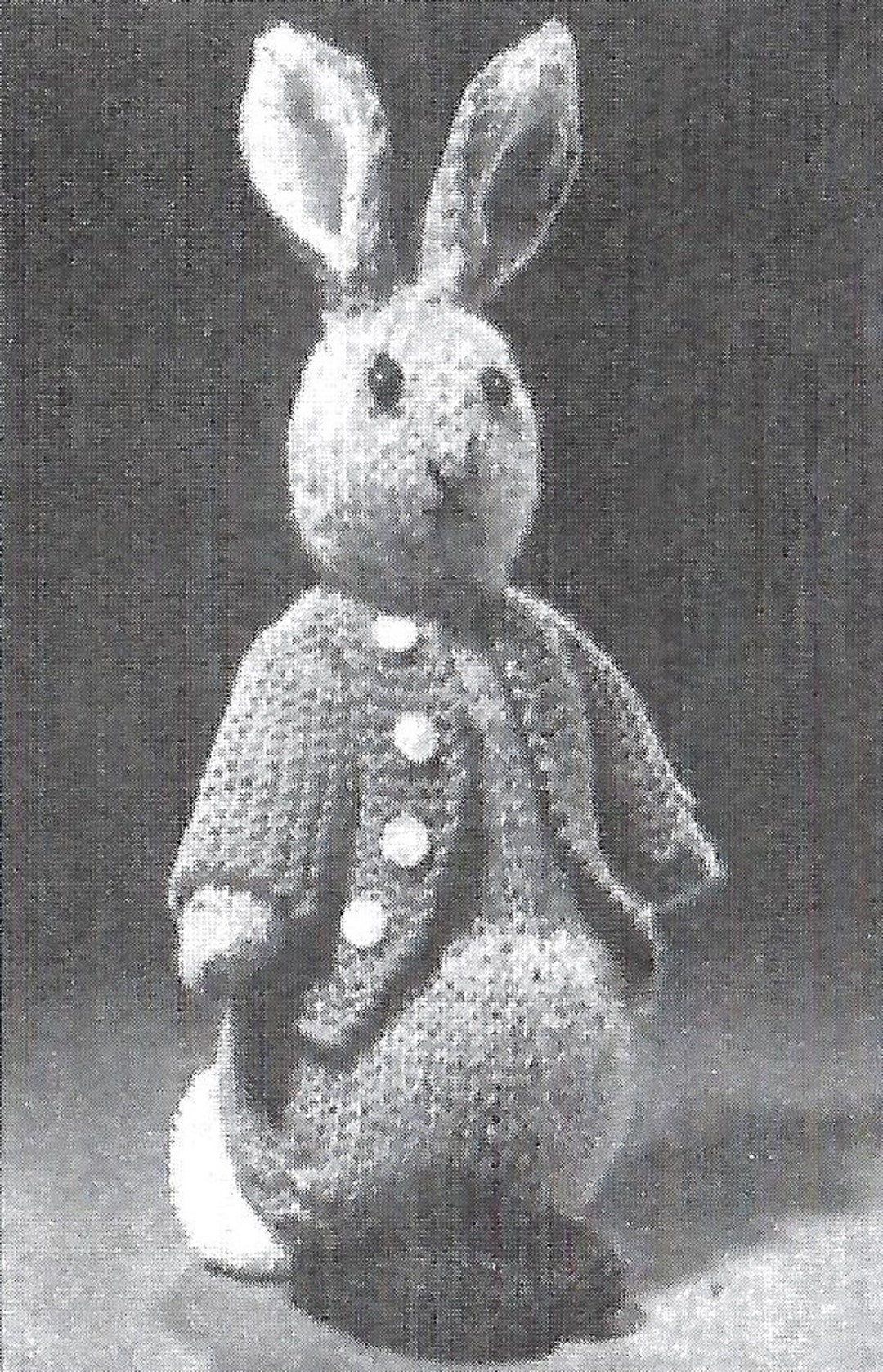 Peter Rabbit Vintage Soft Toy Knitting Pattern PDF Instant Digital ...