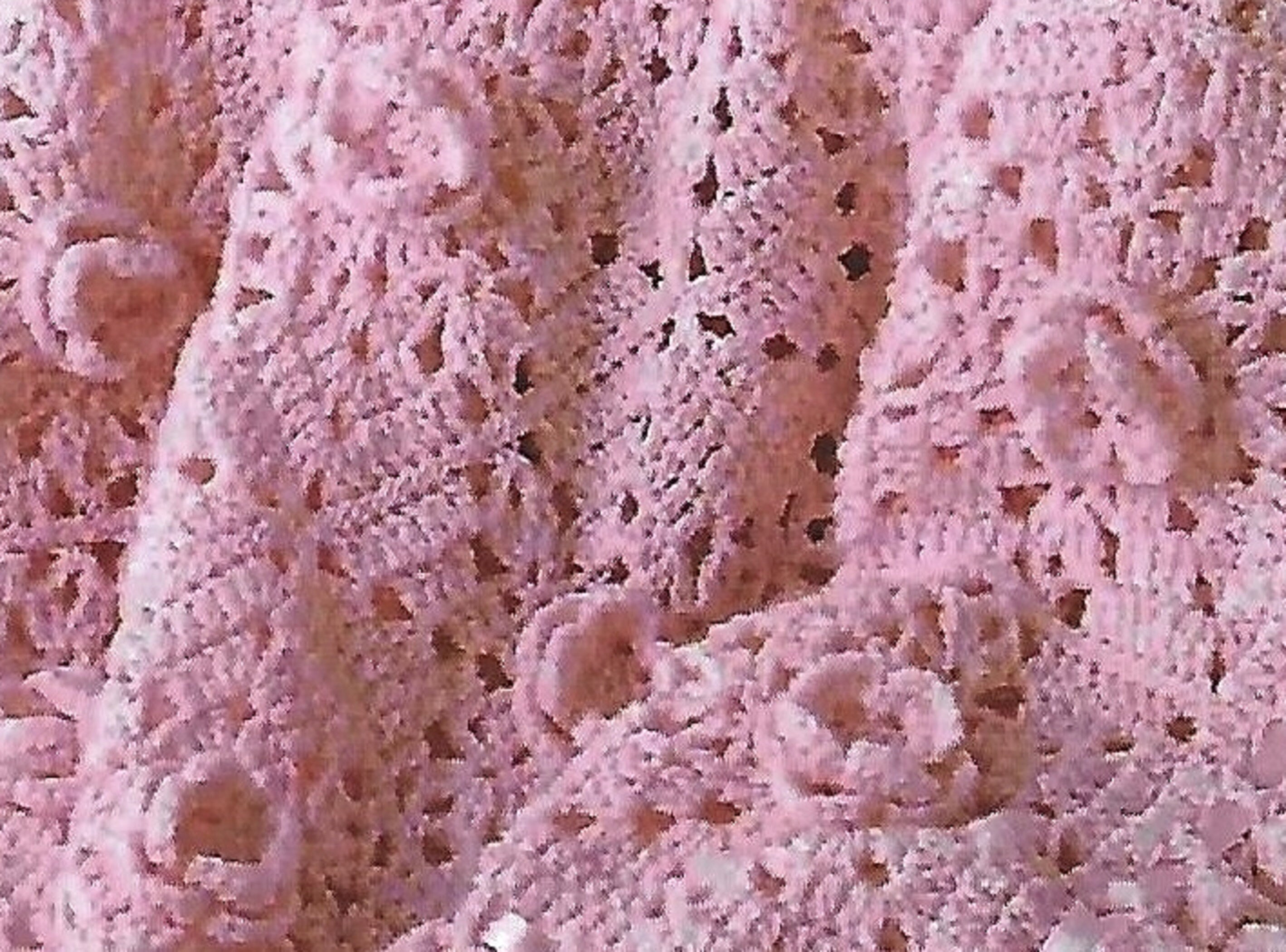 Pretty in Pink Rose Detail Baby Shawl/afghan/ Throw Crochet - Etsy