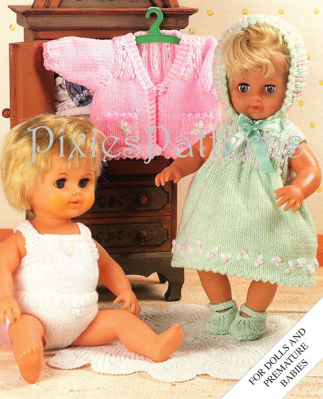 Premature Baby Outfit Knitting Pattern. Will Fit Baby Born From Approx ...