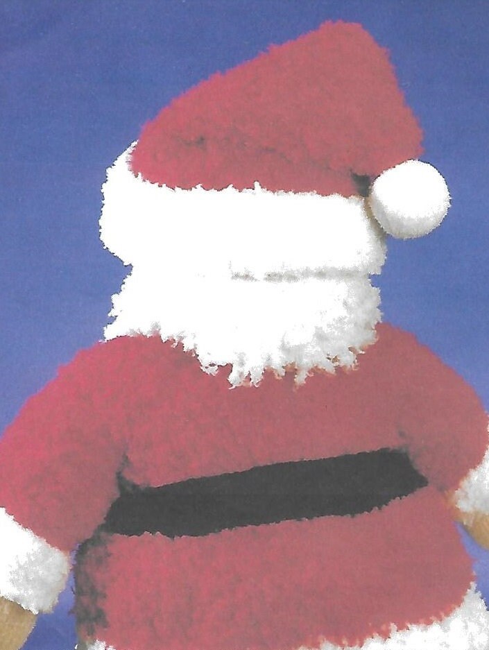 Santa/father Christmas Toy Knitting Pattern PDF Instant - Etsy