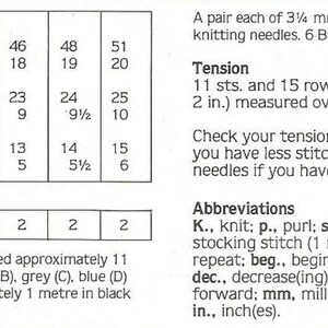 Very Cute Baby's Bunny Sweater Knitting Pattern. to Fit Chest Sizes 18 ...