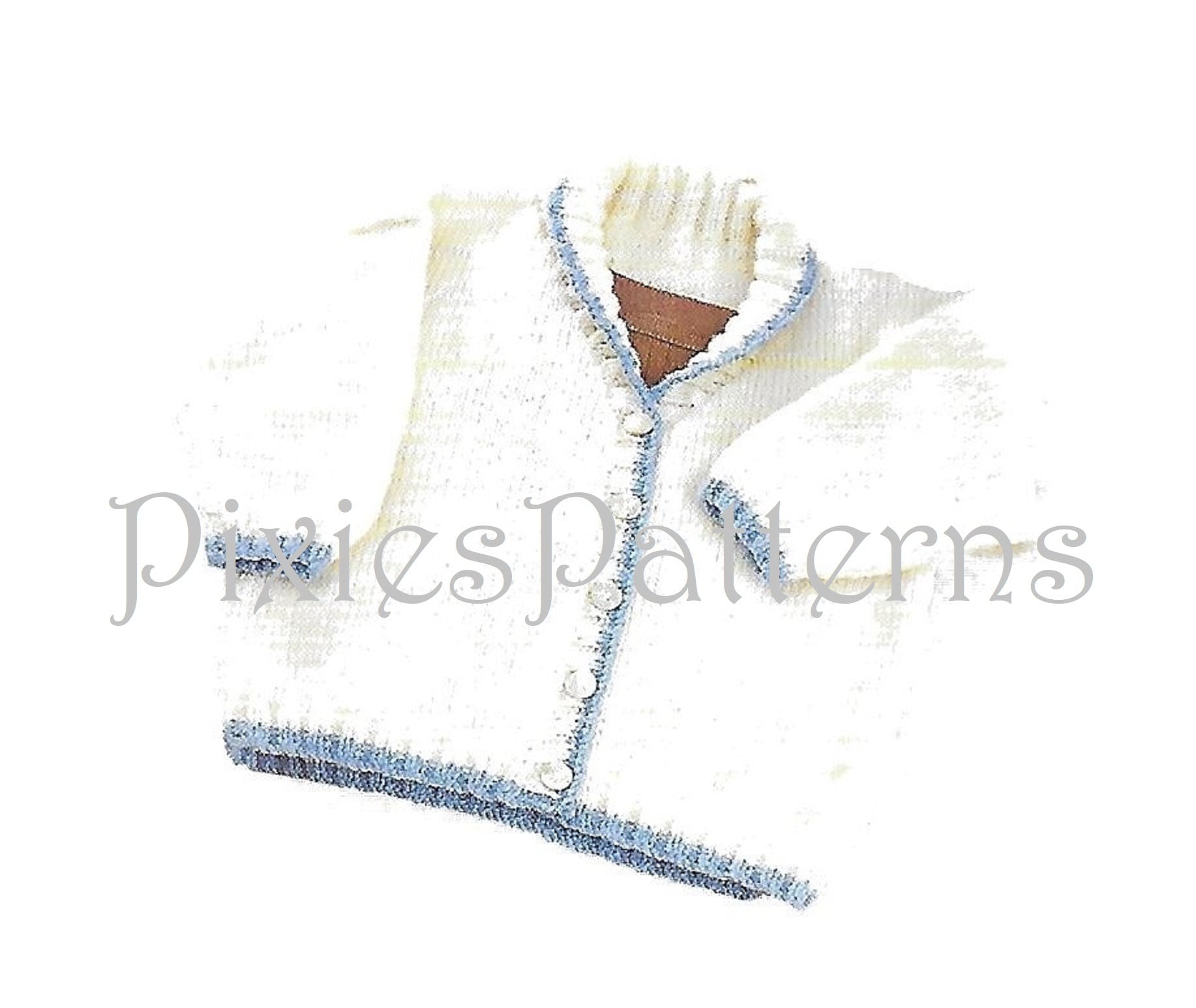 Peter Rabbit Baby Jacket Knitting Pattern. to Fit 6, 12 and 18 Months ...