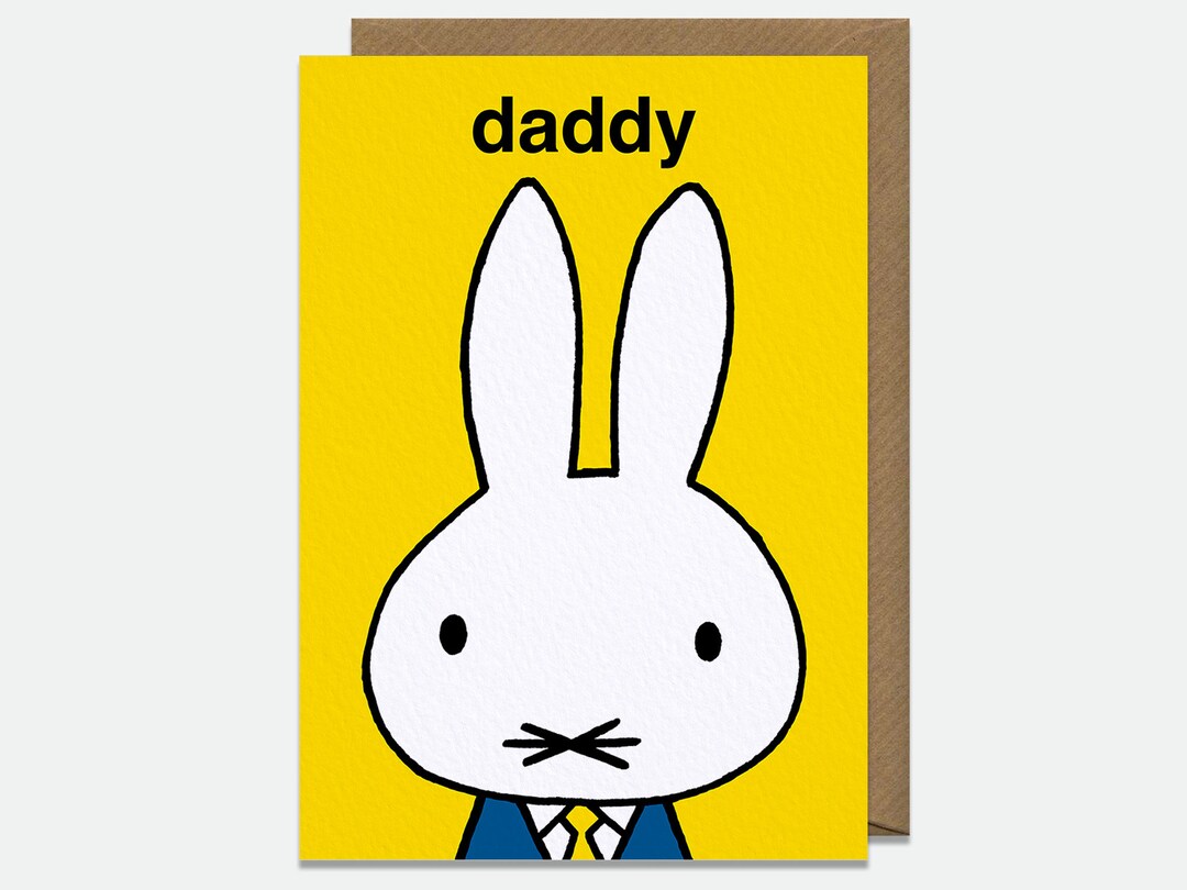 Miffy Daddy Card miffy11 - Etsy