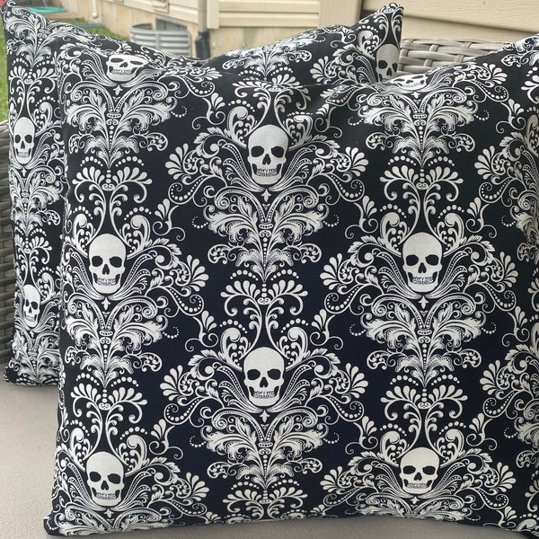 Skull Pillow - Etsy