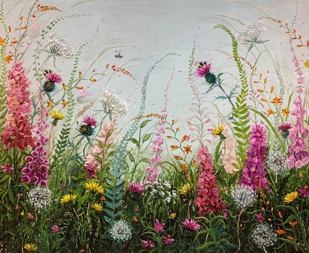 FINE ART Print-“wanderings”, Wildflower Print, Giclee Print. Made to Order Print, Wildflower ...