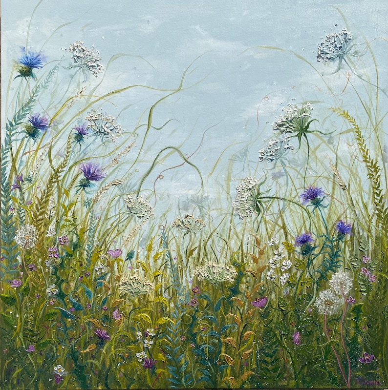 FINE ART PRINT Swept Away-wildflower Print Meadow Print. - Etsy