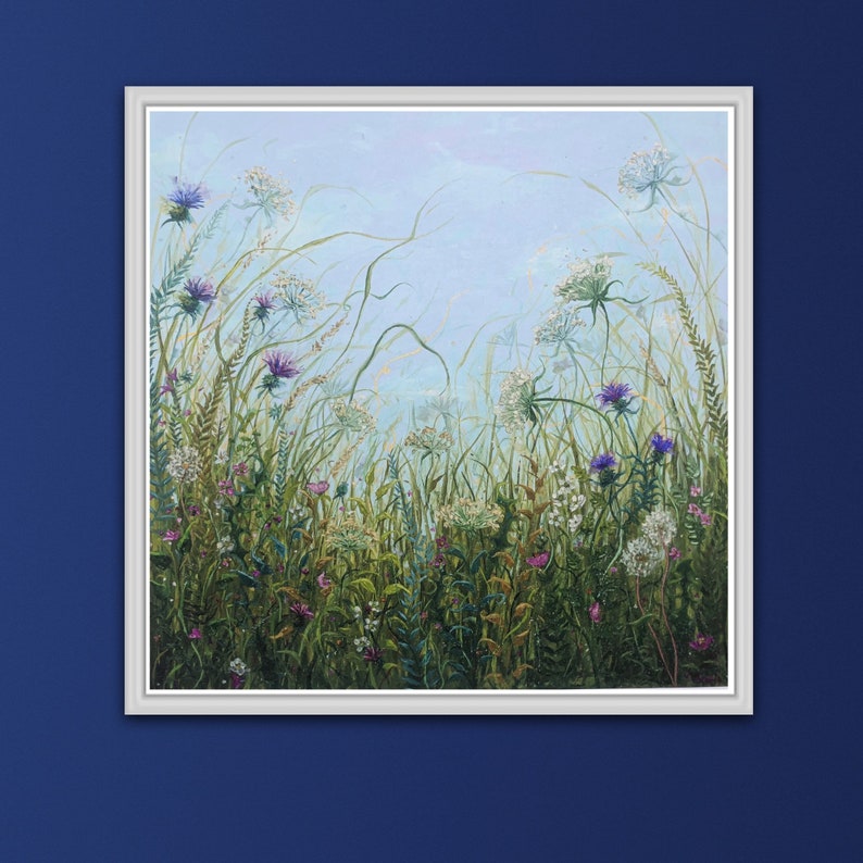 FINE ART PRINT Swept Away-wildflower Print Meadow Print. - Etsy